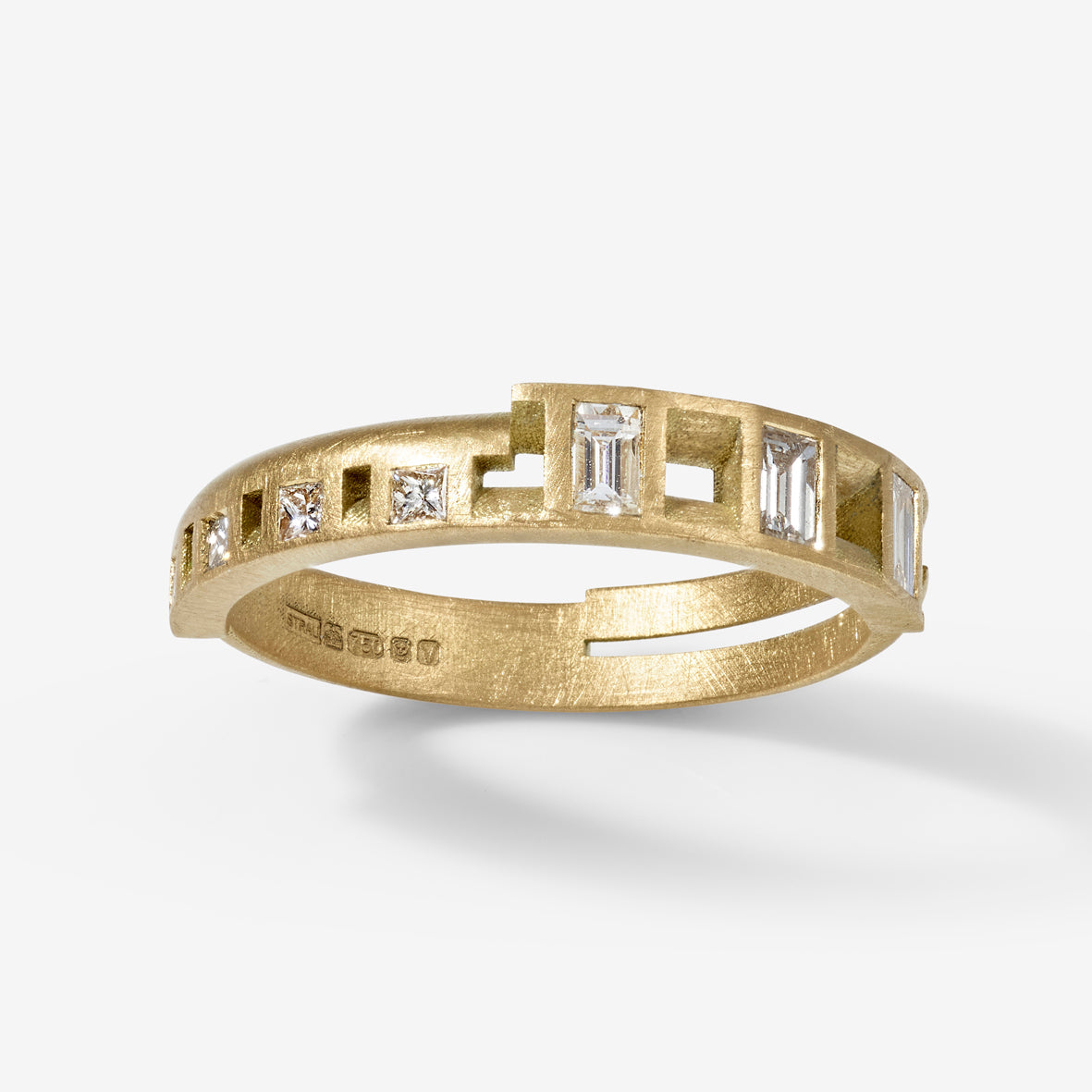 Ivana Statement Ring | 18ct Yellow Gold & Diamonds | Sarah Straussberg ...